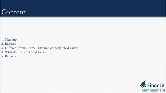 Flat Yield Curve | PPT