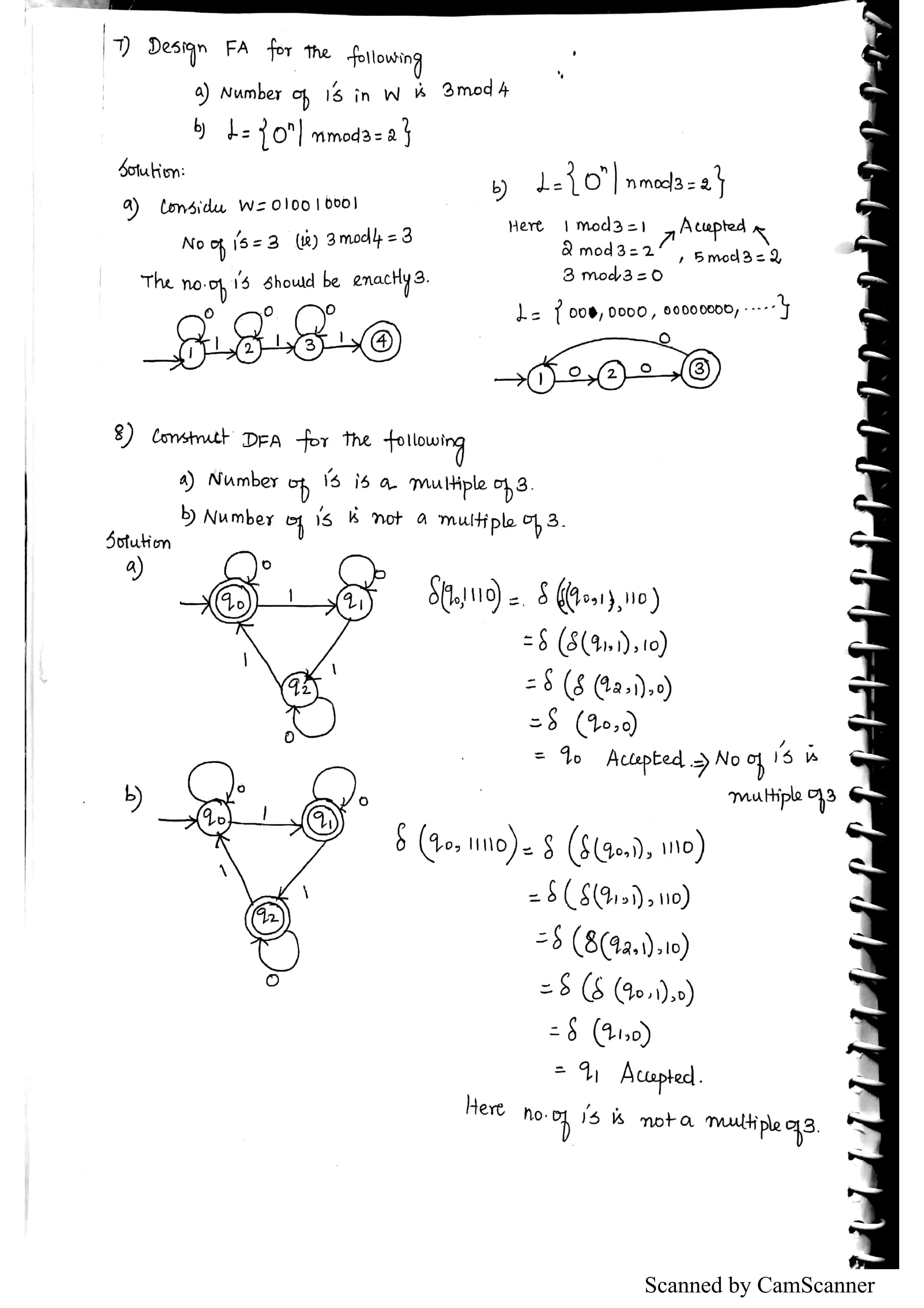 FLA Unit Materials Notes and with Examples | PDF