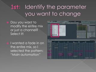FL Studio: Automatization in 3 steps | PPTX