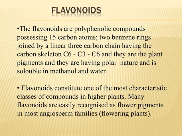Flavanoids | PPTX