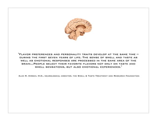 The Emotion of Flavor | PDF
