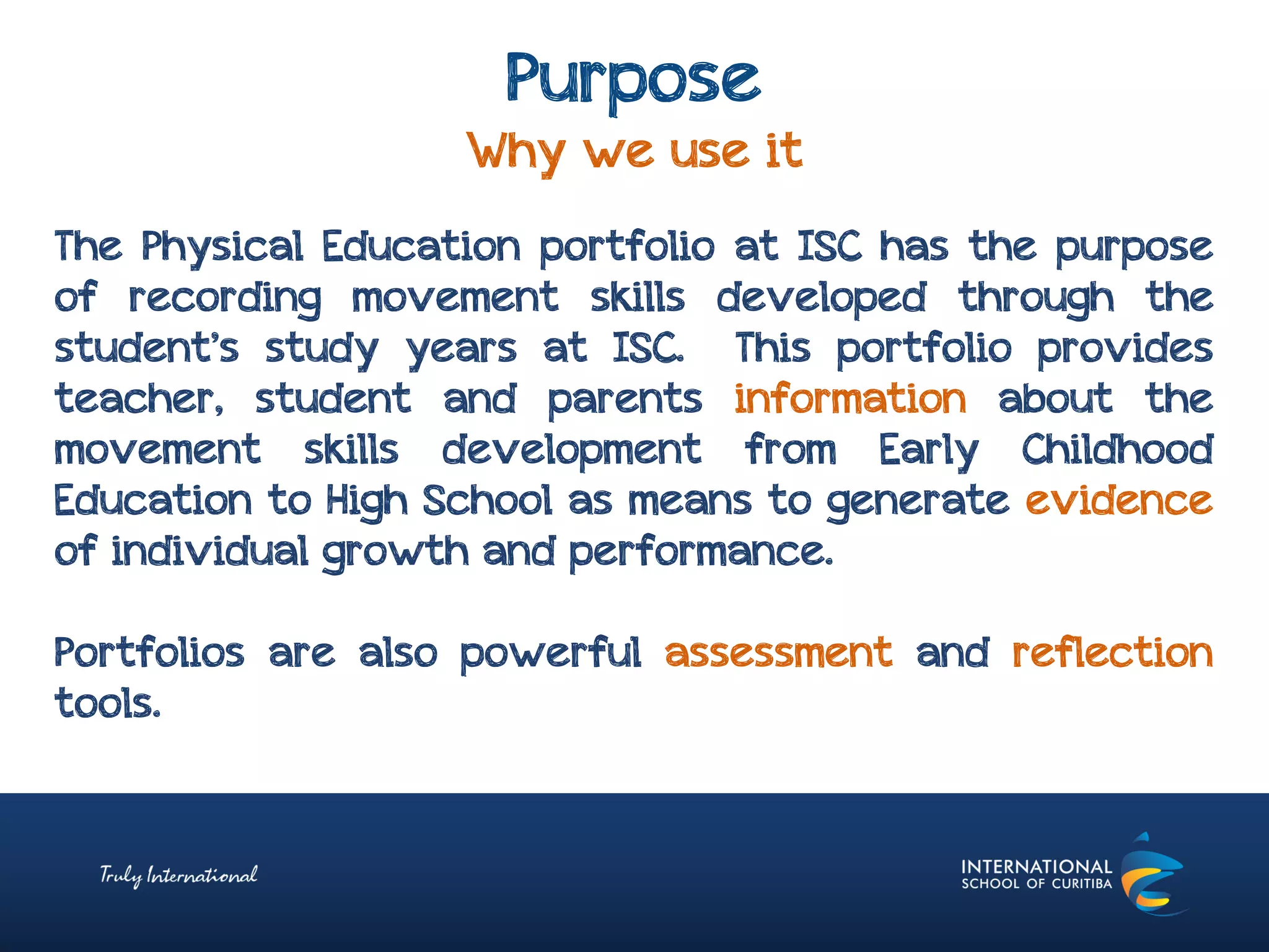 Invisible Tech: ePortfolios in PE | PPT