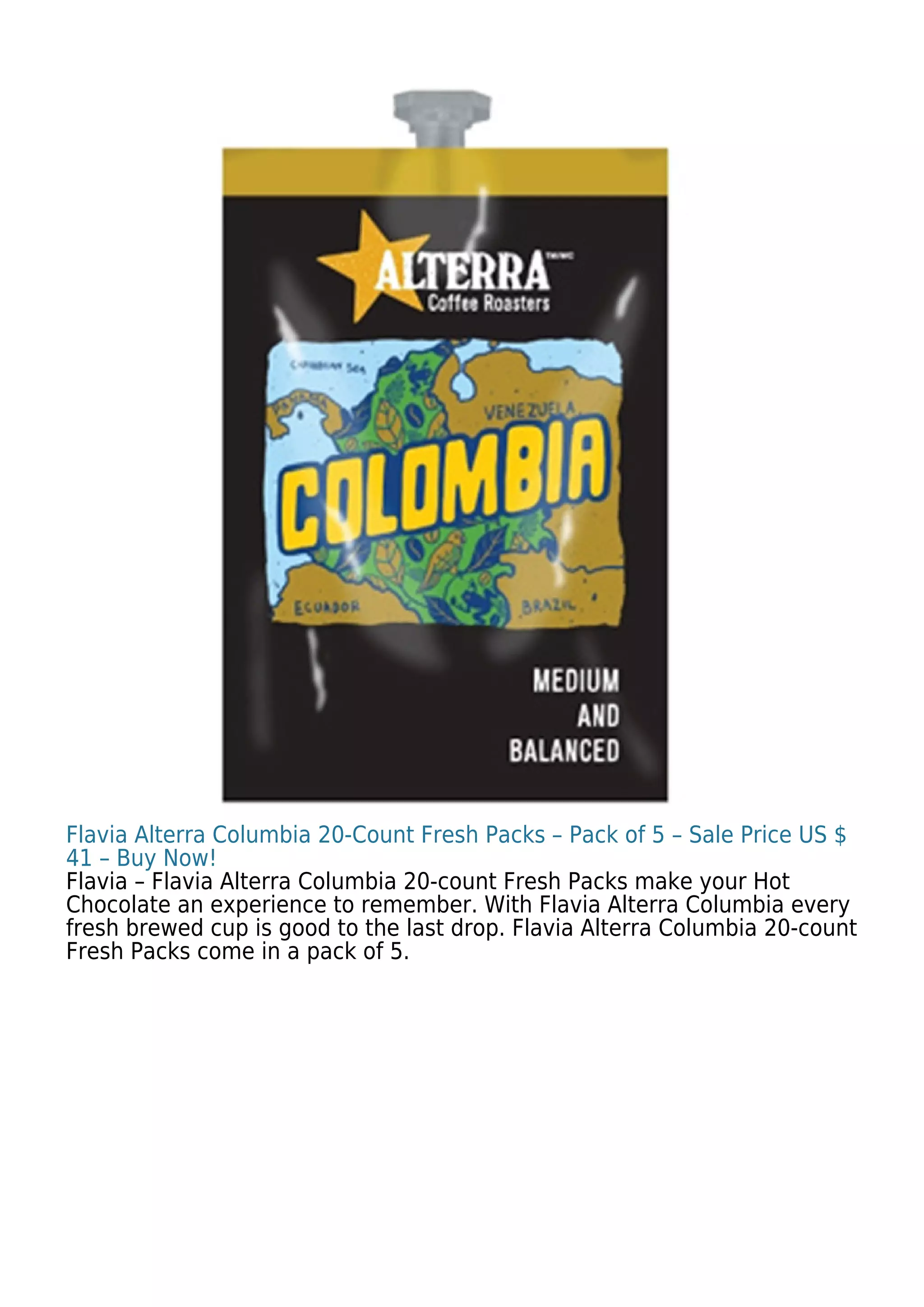 Flavia Dove Hot Chocolate 18 Count Fresh Packs | PDF | Skin Care | Beauty