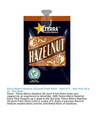 Flavia Dove Hot Chocolate 18 Count Fresh Packs | PDF | Skin Care | Beauty