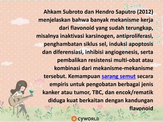 Flavonoid pada sarang semut | PPTX