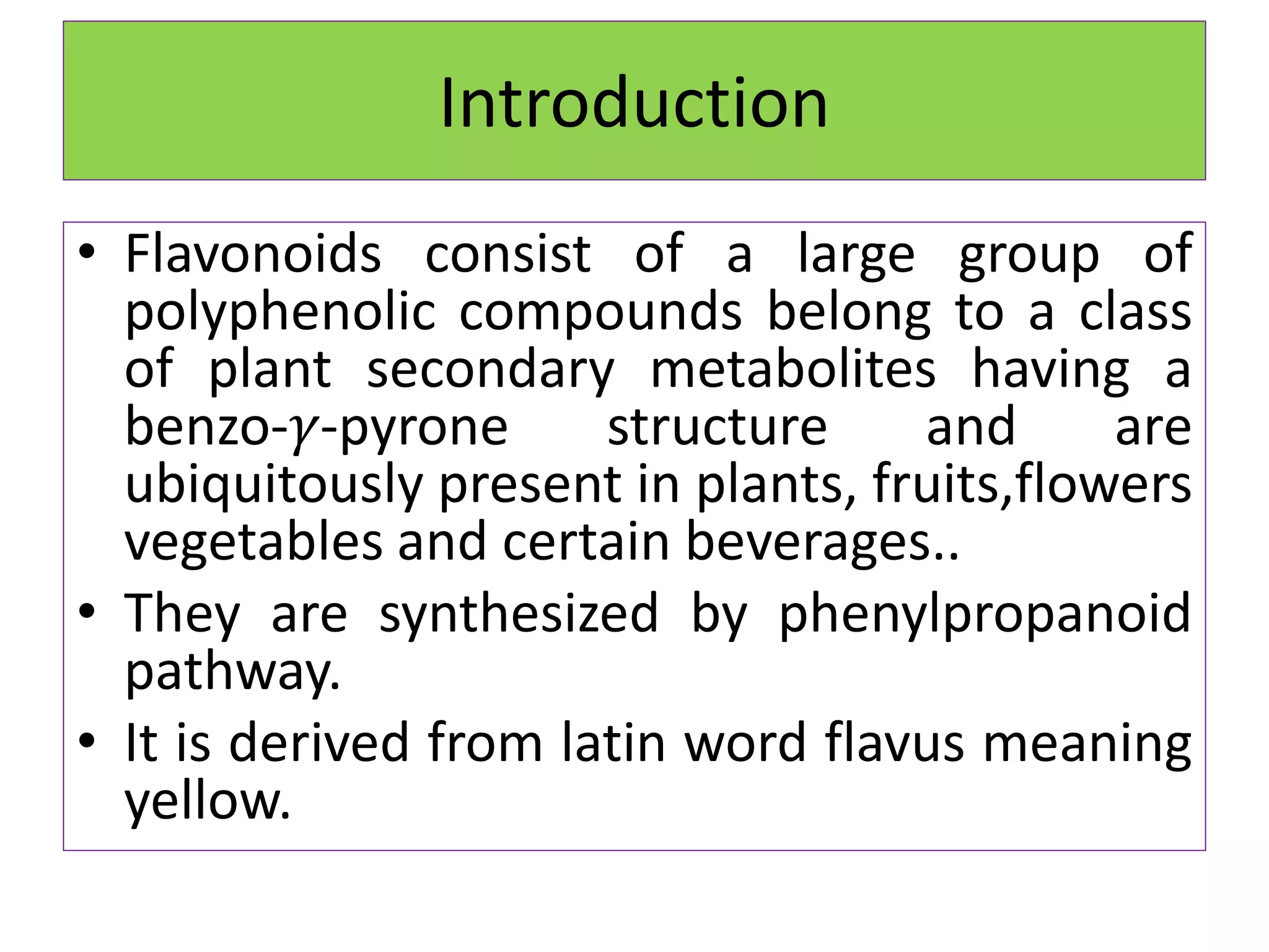 Flavonoids | PPTX