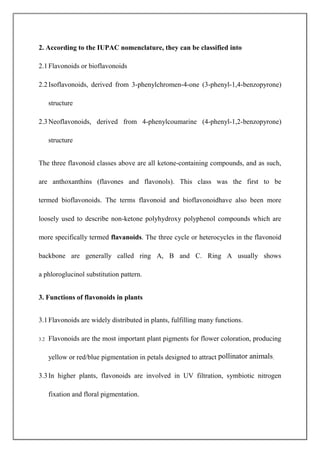 Flavonoids and carotenoids | PDF