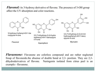 Chemsitry of Natural Products-Flavonoids and quercetin | PPTX