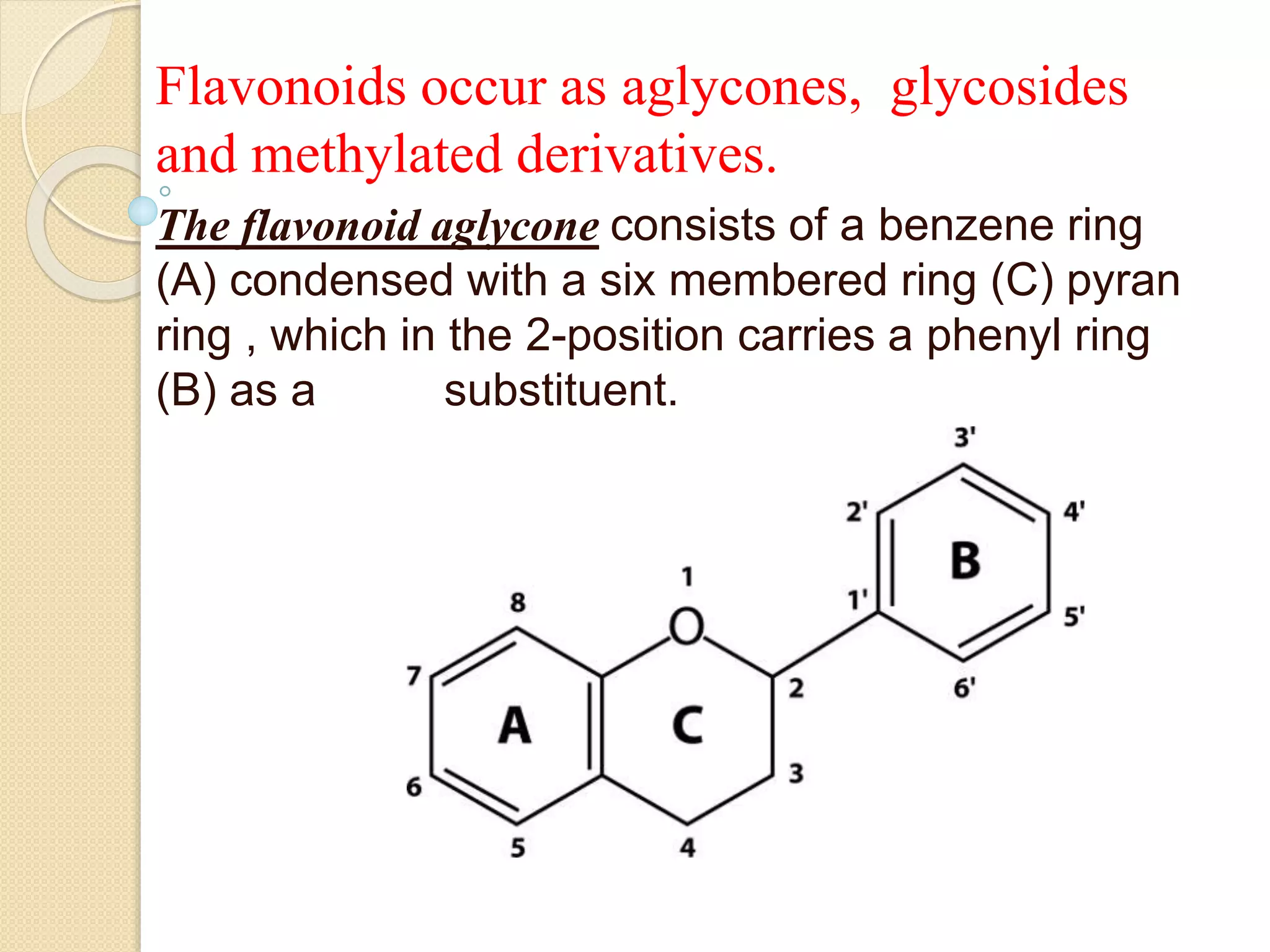 Flavonoids classification, isolation and identification | PPTX