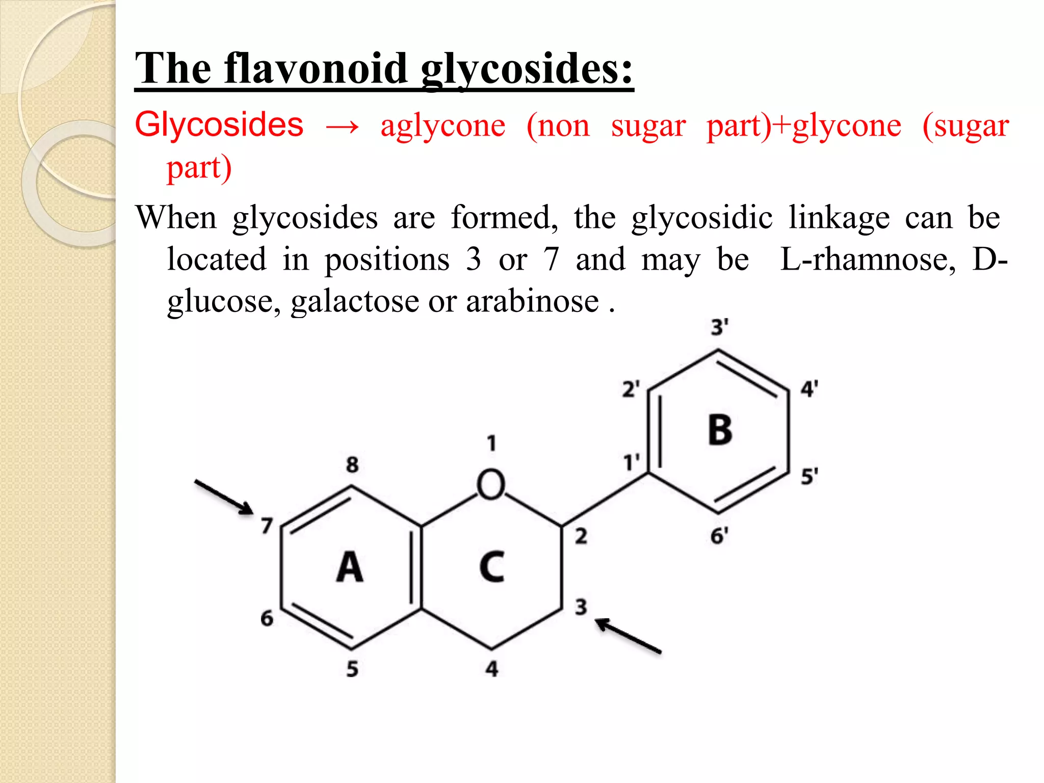 Flavonoids classification, isolation and identification | PPTX