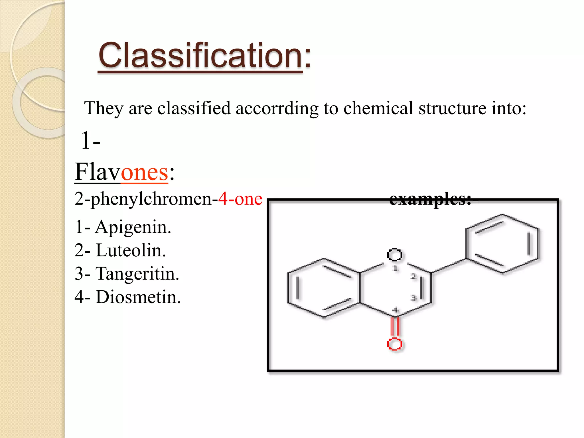 Flavonoids classification, isolation and identification | PPTX
