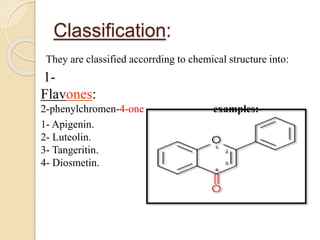 Flavonoids classification, isolation and identification | PPTX