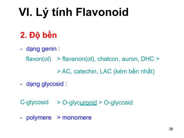 Flavonoid va duoc lieu chua flavonoid | PDF
