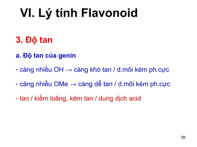 Flavonoid va duoc lieu chua flavonoid | PDF