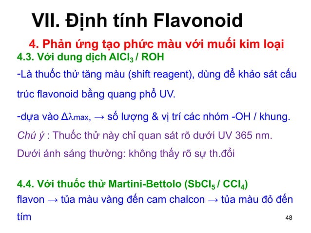 Flavonoid va duoc lieu chua flavonoid | PDF