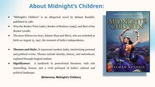 Flavor and Identity: The Significance of Food in Midnight’s Children.pptx
