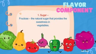 flavor & color components of Vegetables.pptx