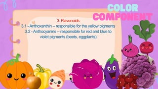 flavor & color components of Vegetables.pptx