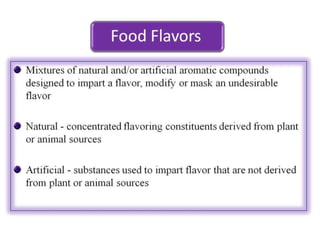 Examples Of Food Compounds