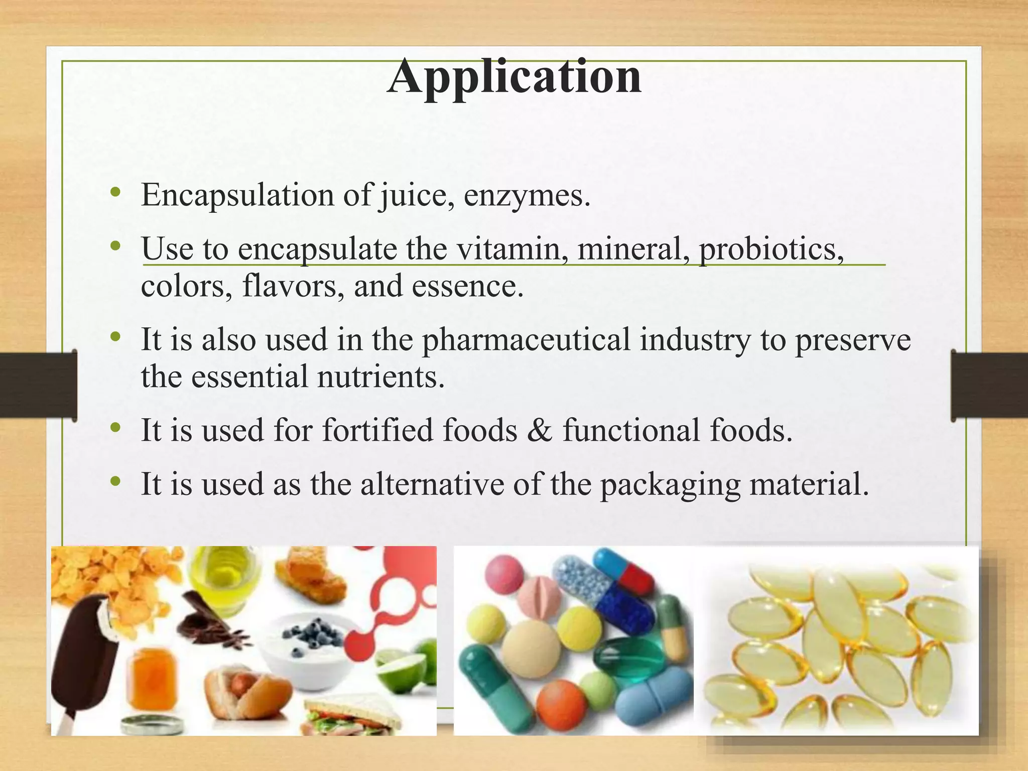 Flavor encapsulation assignment | PPTX