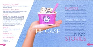 Flavor of your Dreams, Baskin Robbins | PDF