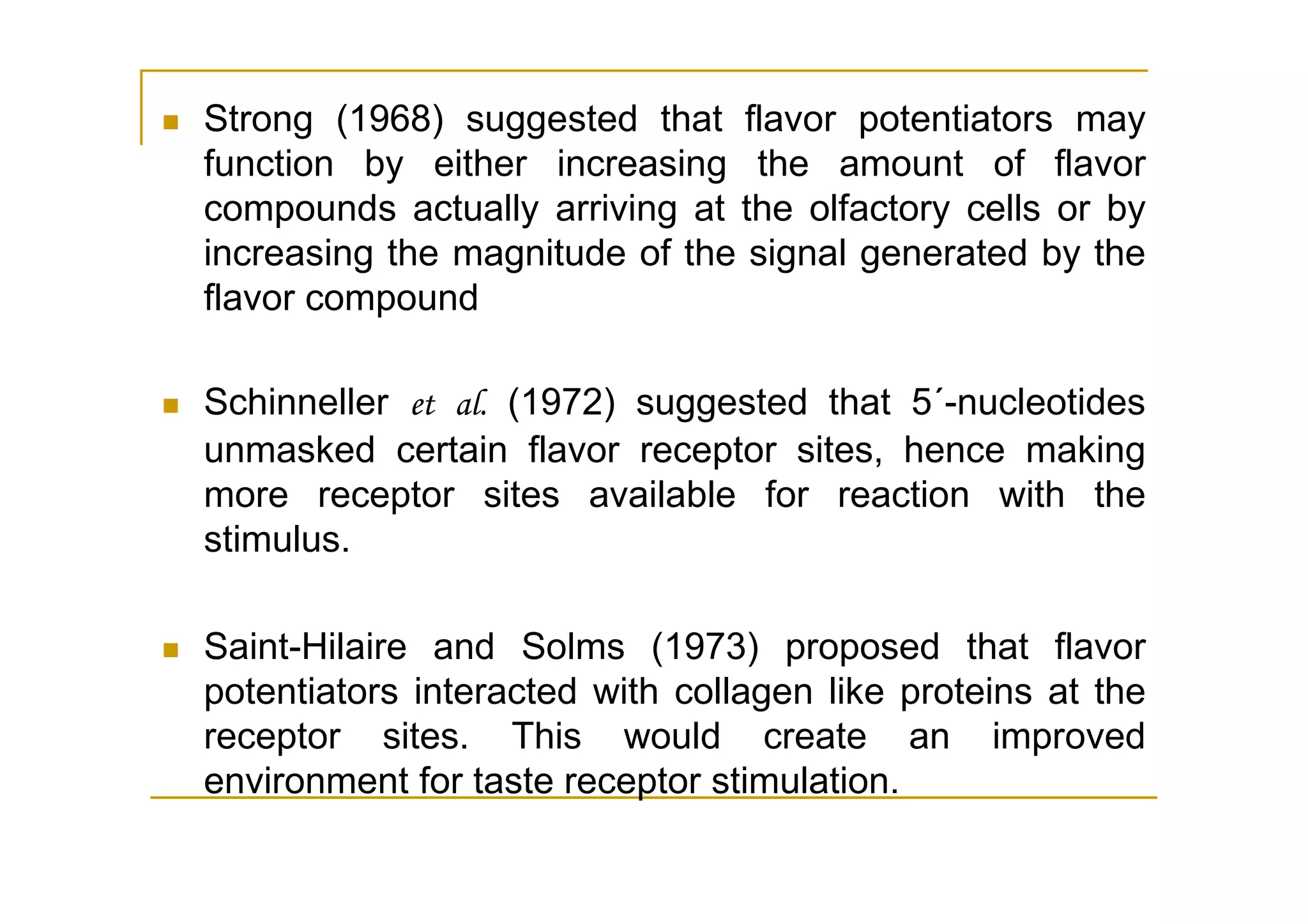Flavor potentiators | PDF