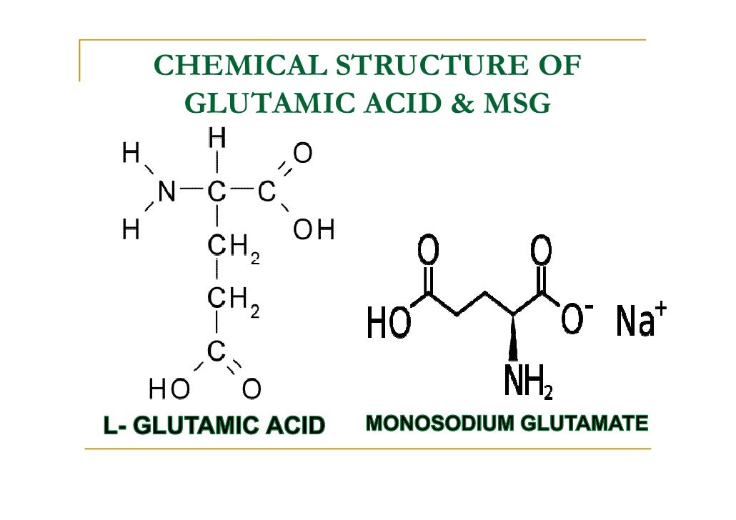 Monosodium Glutamate Structure