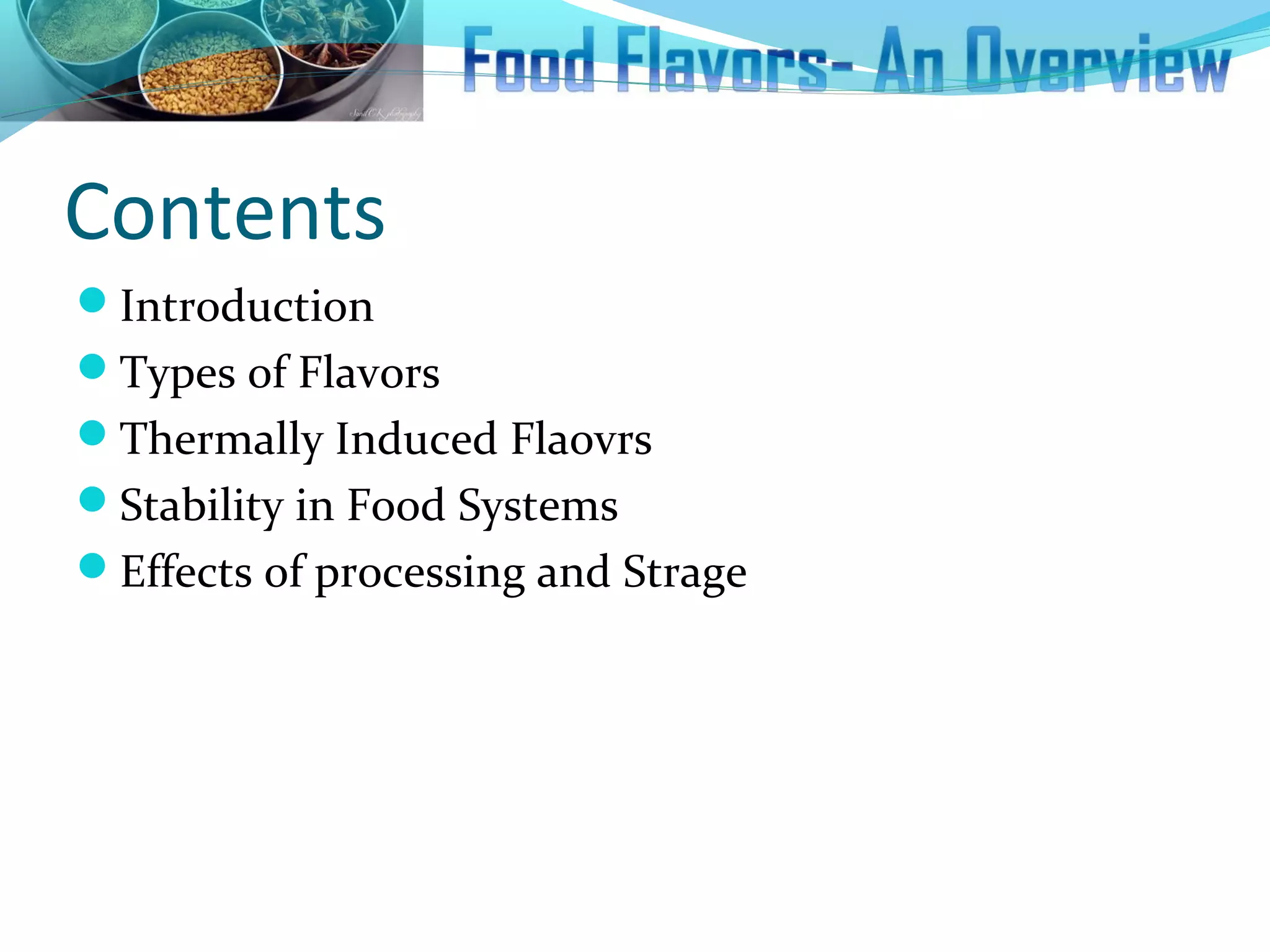 Flavors - An Overview | PPS