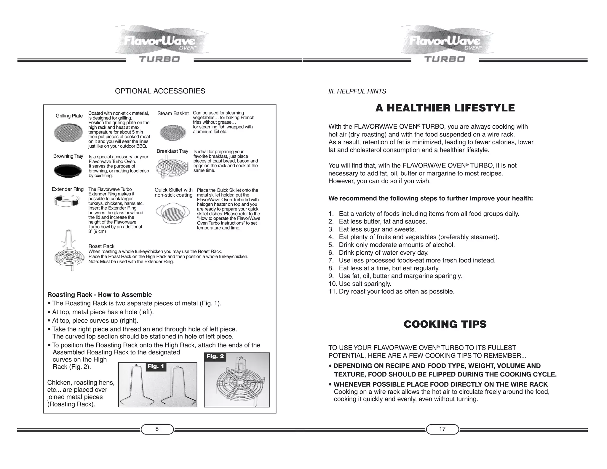 Flavorwave Oven User Guide | PDF