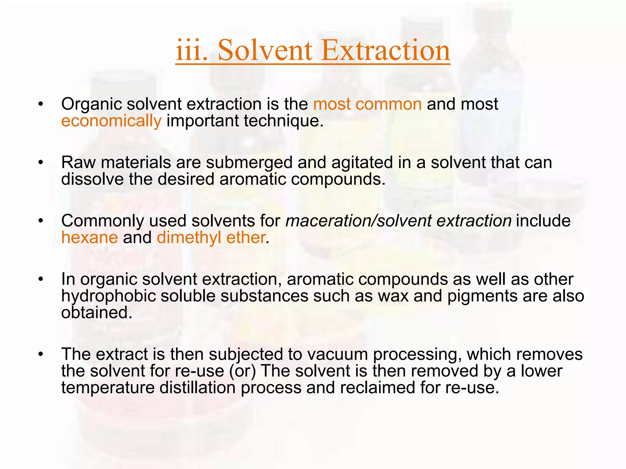 Flavour in food industries | PPTX