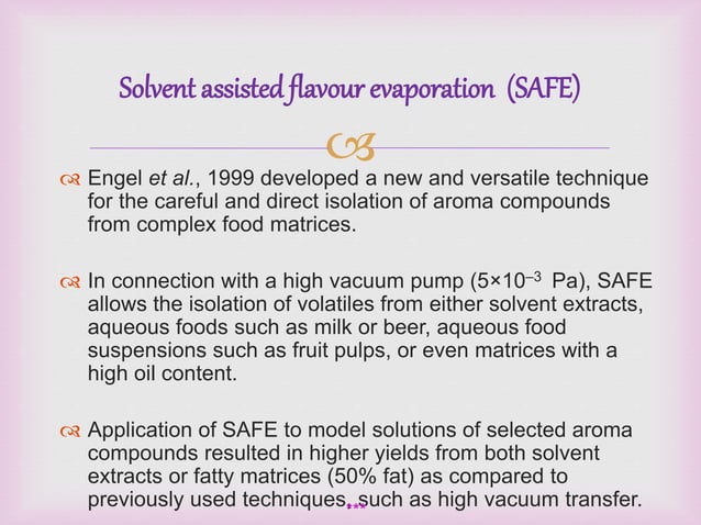 Flavour in food industries | PPTX | Chemistry | Science