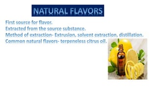 Pharmaceutical Flavors | PPTX