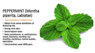 Pharmaceutical Flavors | PPTX