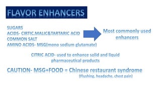 Pharmaceutical Flavors | PPTX