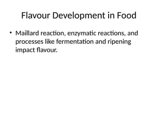 FLAVOUR TECHNOLOGY : A FUNDAMENTAL INTRODUCTION | PPTX