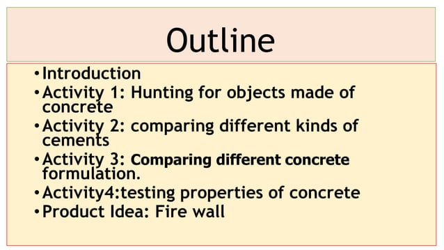 Concrete, Firewall, IDM12 | PPT