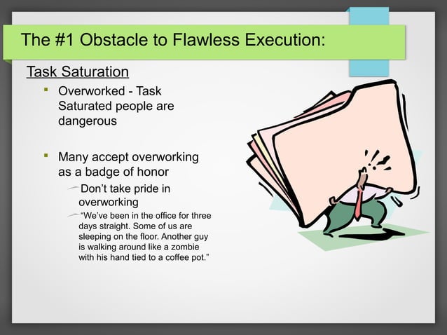 Managing Flawless Execution in Business | PPT