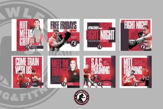 Boxing Gym Social Media Package | PPT