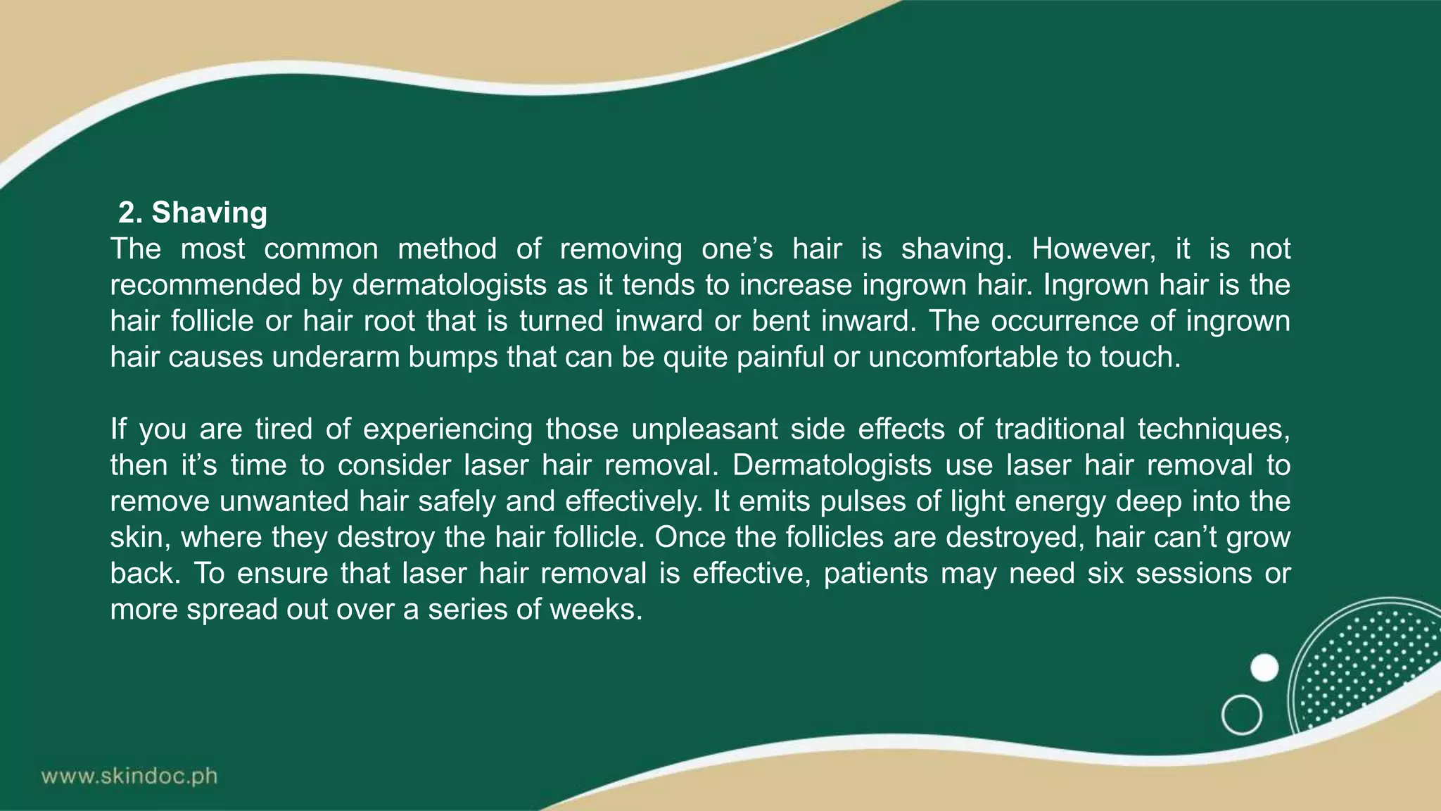 Flawless underarm in no time | PPT