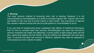 Flawless underarm in no time | PPTX
