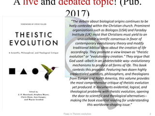 Exposing the flaws in Theistic Evolution | PPTX