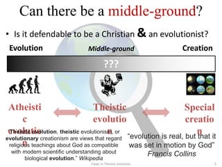 Exposing the flaws in Theistic Evolution | PPTX | Christianity | Religion & Spirituality