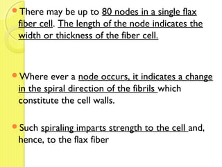 Flax fiber ppt | PPT