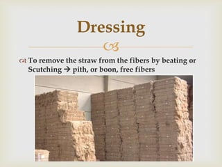 Flax fiber production | PPT