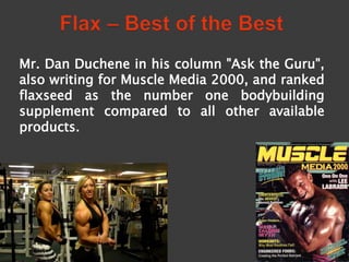 Flax for body building | PPTX