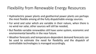Flexibility of Power System (Sources of flexibility & flexibility ...