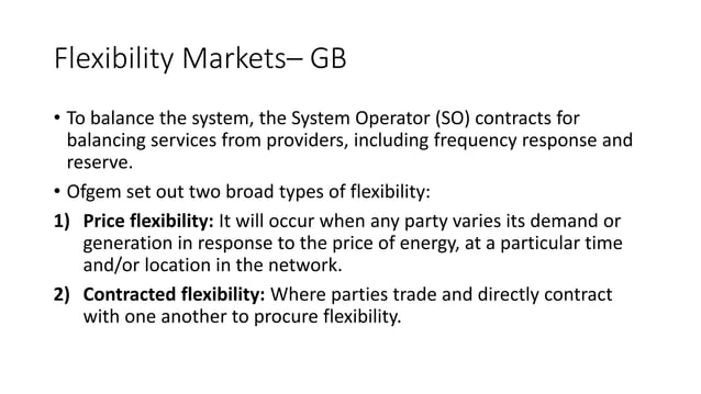 Flexibility of Power System (Sources of flexibility & flexibility ...