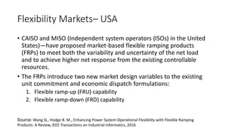 Flexibility of Power System (Sources of flexibility & flexibility ...