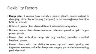 Flexibility of Power System (Sources of flexibility & flexibility ...