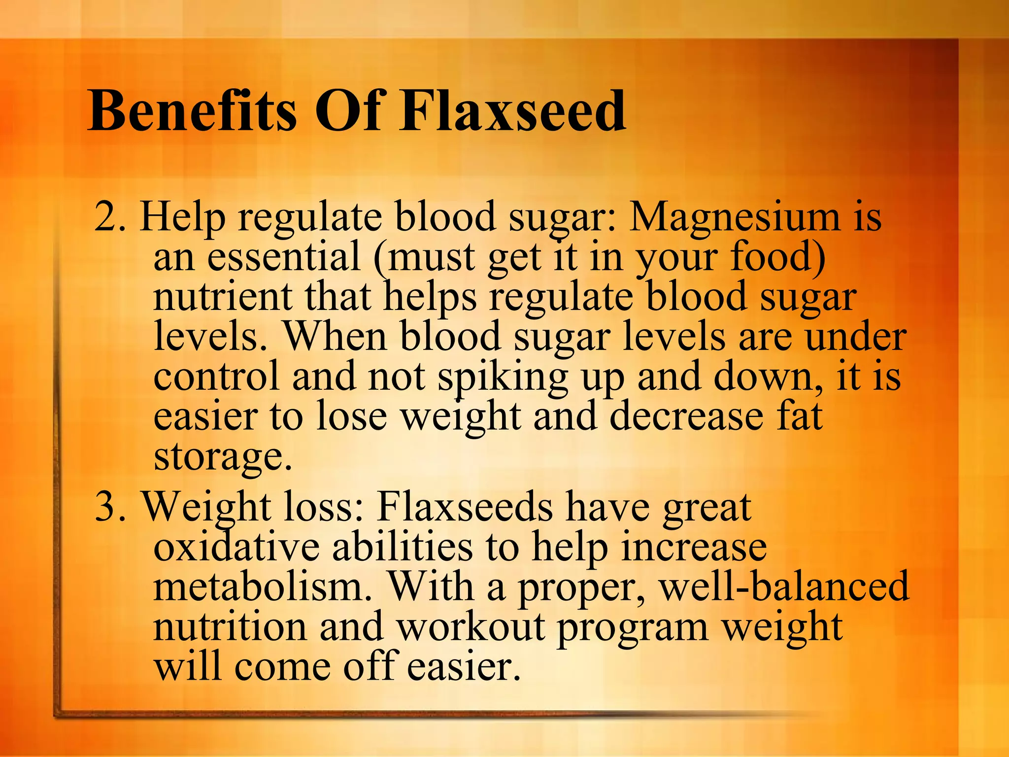 Flaxseed | PPT